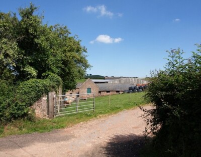 Photo 6x4 Lea Barton Staple Cross/ST0320 Outbuildings at the farm, seen ...