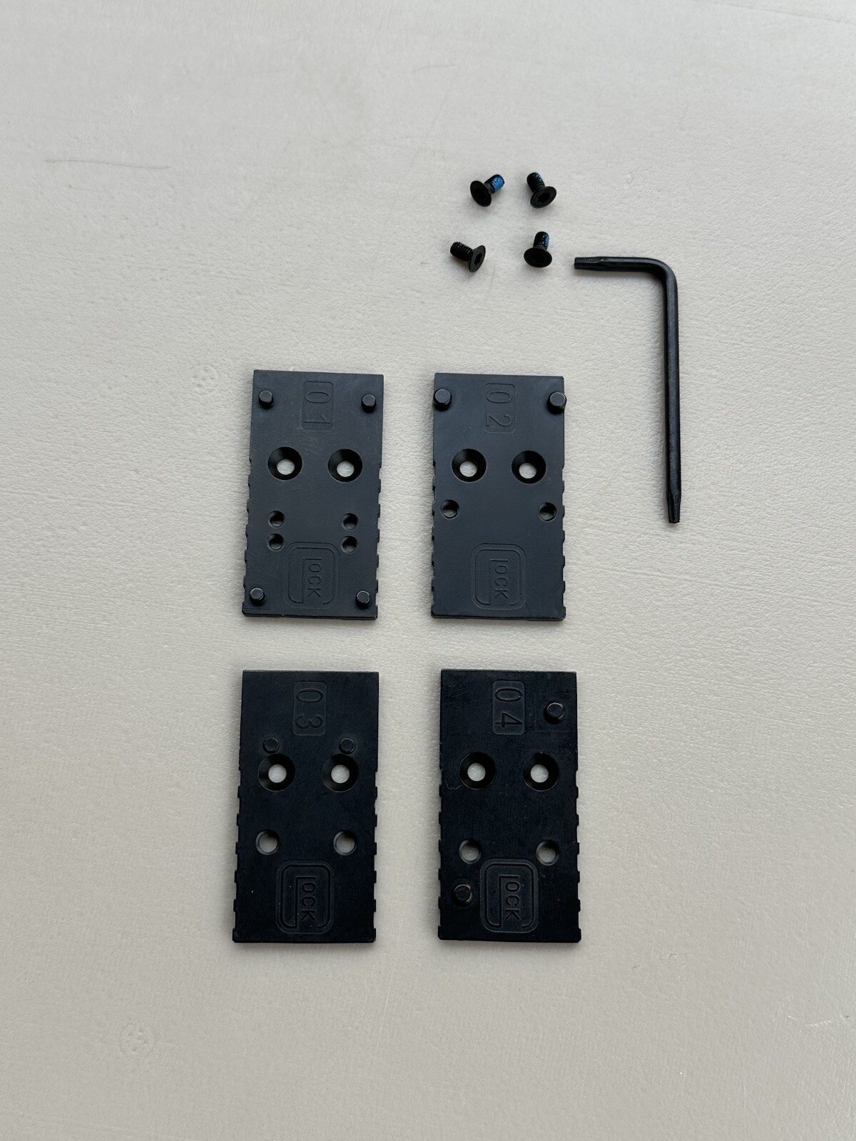 GLOCK MOS Adapter Set 01 nDLC Modular Optic System for sale online | eBay