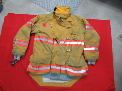 MORNING PRIDE DRD 44 x 30/36 Firefighter Turnout Bunker Gear COAT ...