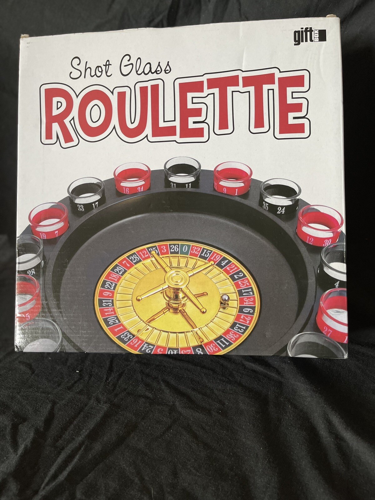 AU Adult Drinking Spin & Shot Roulette Wheel Set Casino Party Glasses ...