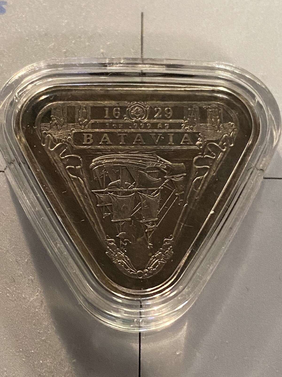 2019 Australia $1 Shipwreck Batavia - 1 oz .999 Antiqued Silver ...