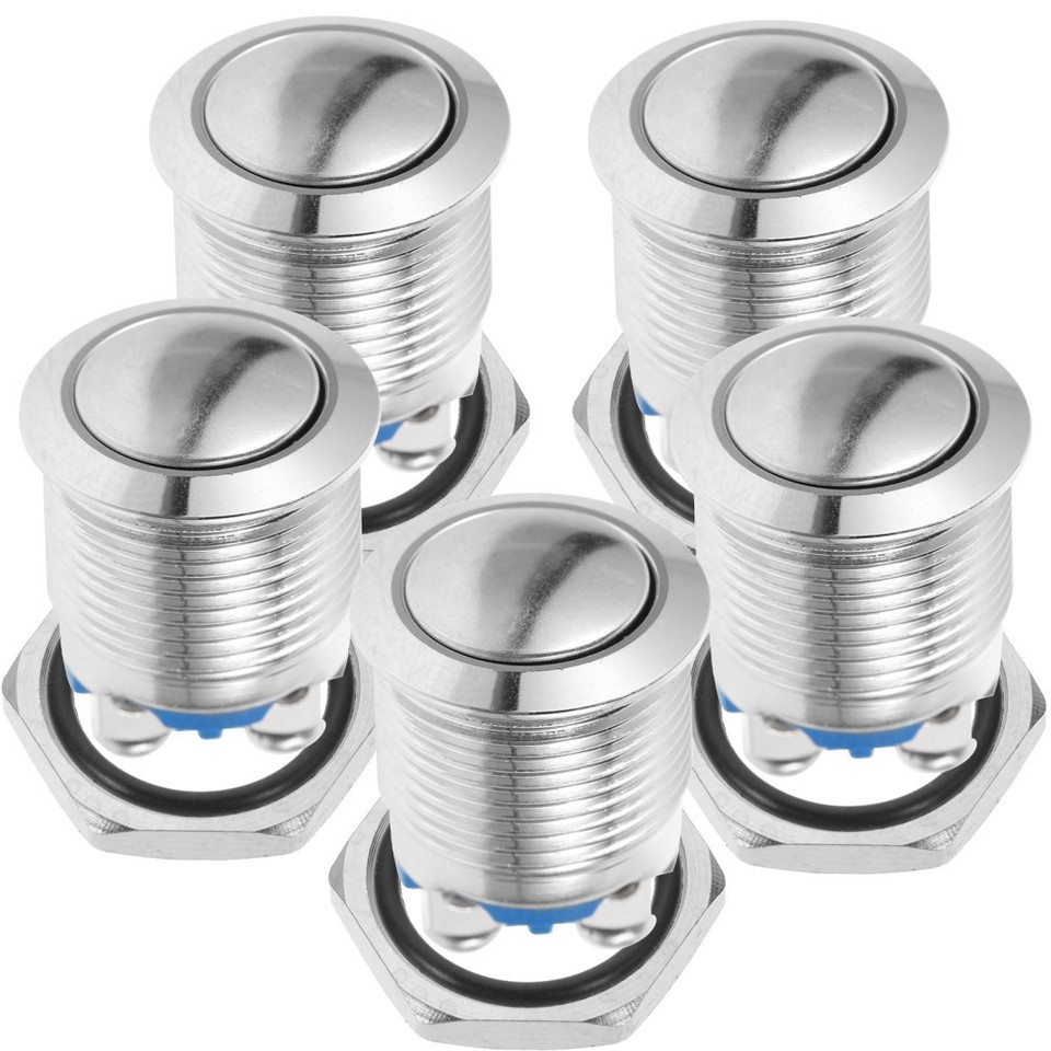 5 Pcs Emergency Stop Button Switching Push-button Start Kit Screw ...