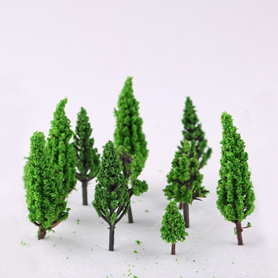 Trees Model Models DIY Green High Quality Landscape Miniature Trees ...