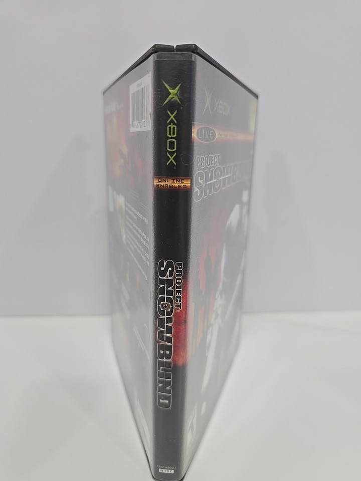 Project Snowblind Microsoft Xbox 2005 VGC Blockbuster Case Complete W ...