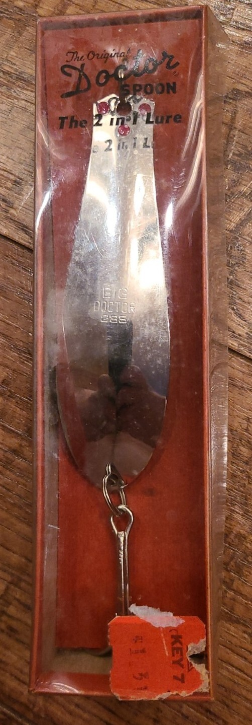 Vintage The Original Doctor Spoon #285 2 In 1 Lure New Im Original ...