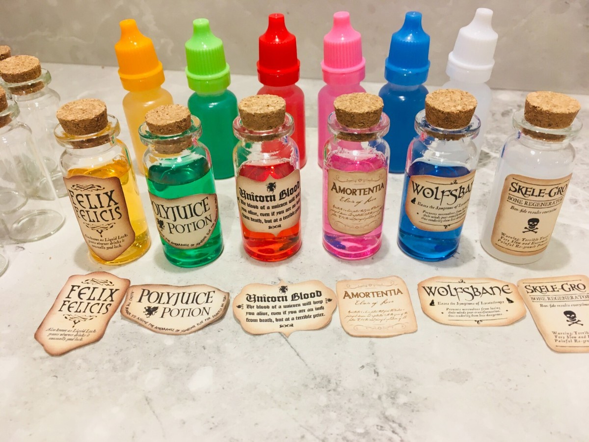 Easy Diy Harry Potter Potions HARRY POTTER POTION BOTTLES | EBay