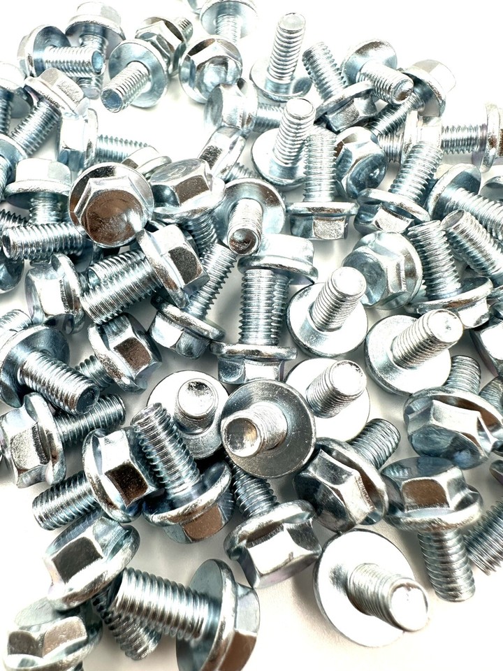 (45) M6-1.0 x 12 or M6x12 6mm x 12mm Standard 10mm Head Hex Bolt Zinc ...
