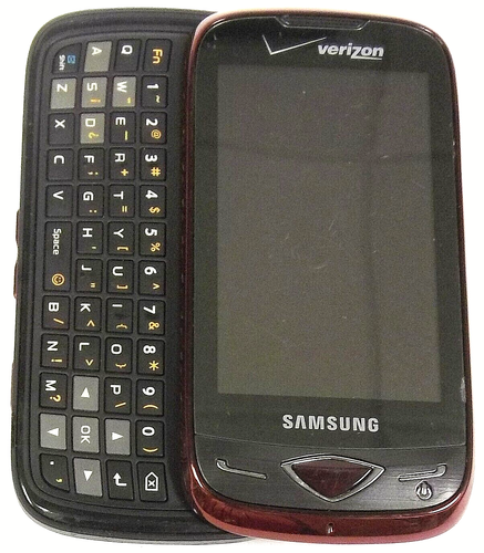Samsung Reality SCH-U820 - City Red ( Verizon ) Rare Cellular Slider ...