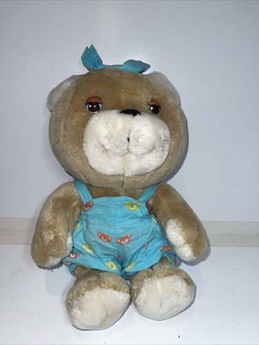 VTG 80'S HASBRO SOFTIES GOOGLIES BEAR ROLLING SLEEP EYES DOLL (2-233 ...