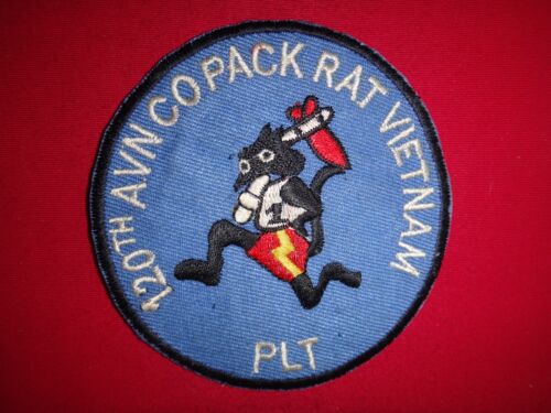 US Army 120th Aviation Company PACK RAT Platoon Vietnam War Patch | eBay