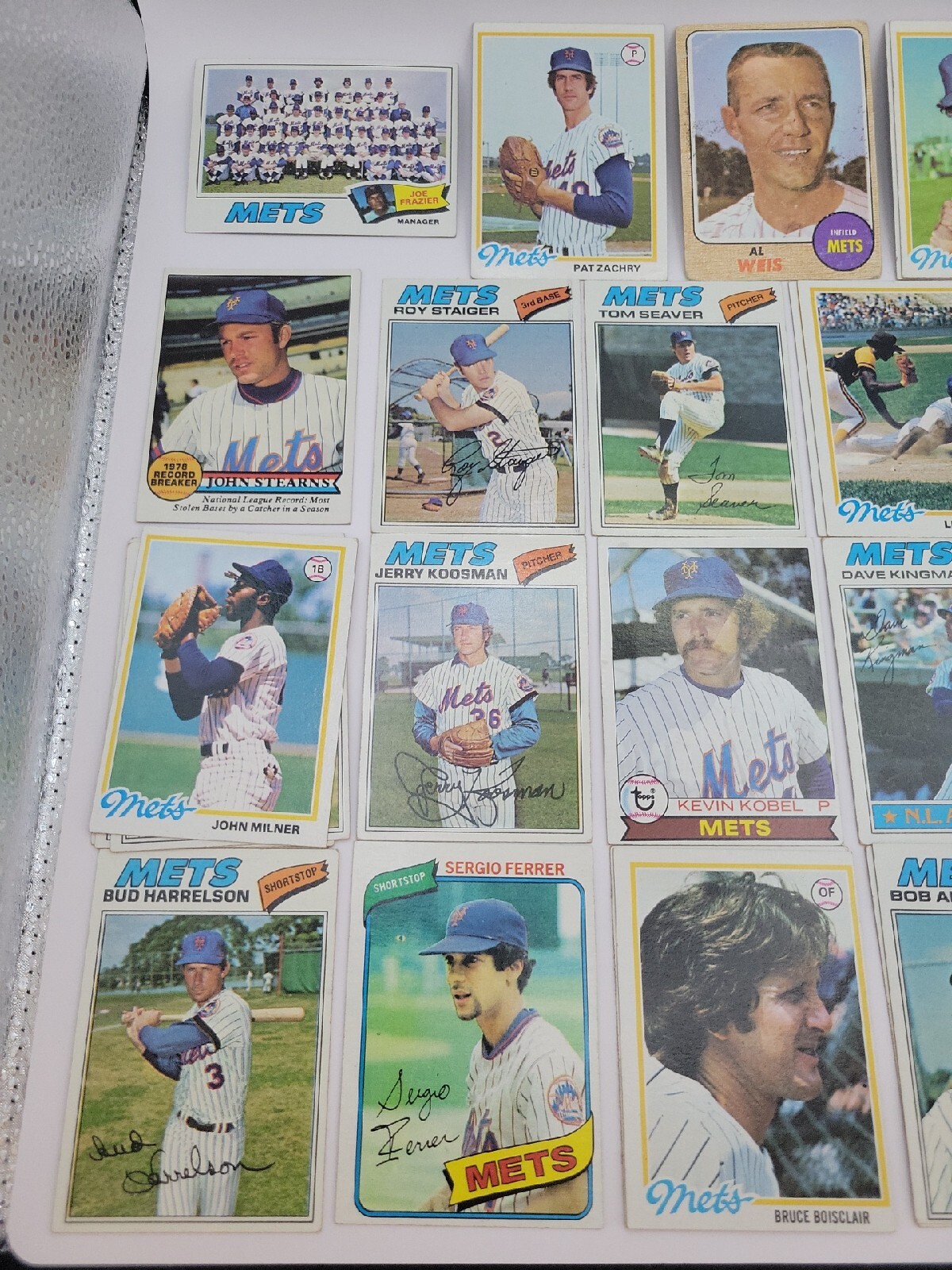 Vtg Lot of 36 TCG 1960s - 1970s New York Mets Topps Baseball Cards Bob ...