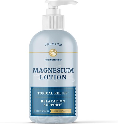 M3 Magnesium Lotion to Relieve Muscle Cramps & Soreness Calming ...