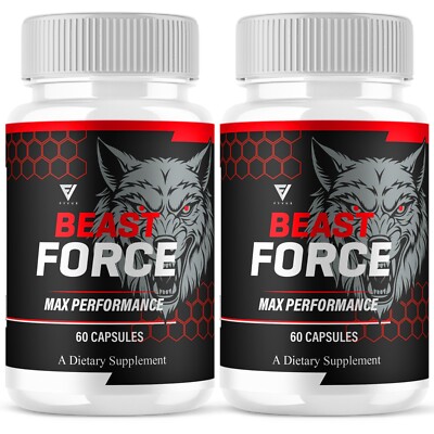 (2 Pack) Beast Force Pills BeastForce Maximum Performance Formula (120 ...