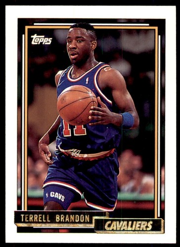 1992-93 Topps Gold Terrell Brandon Cleveland Cavaliers #69 | eBay