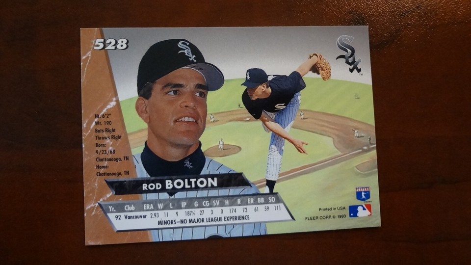 1993 FLEER ULTRA # 528 ROD BOLTON BASEBALL CARD | eBay