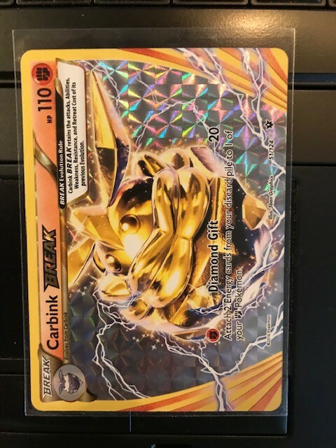 Carbink BREAK - 51/124 - Rare BREAK Pokemon XY | eBay
