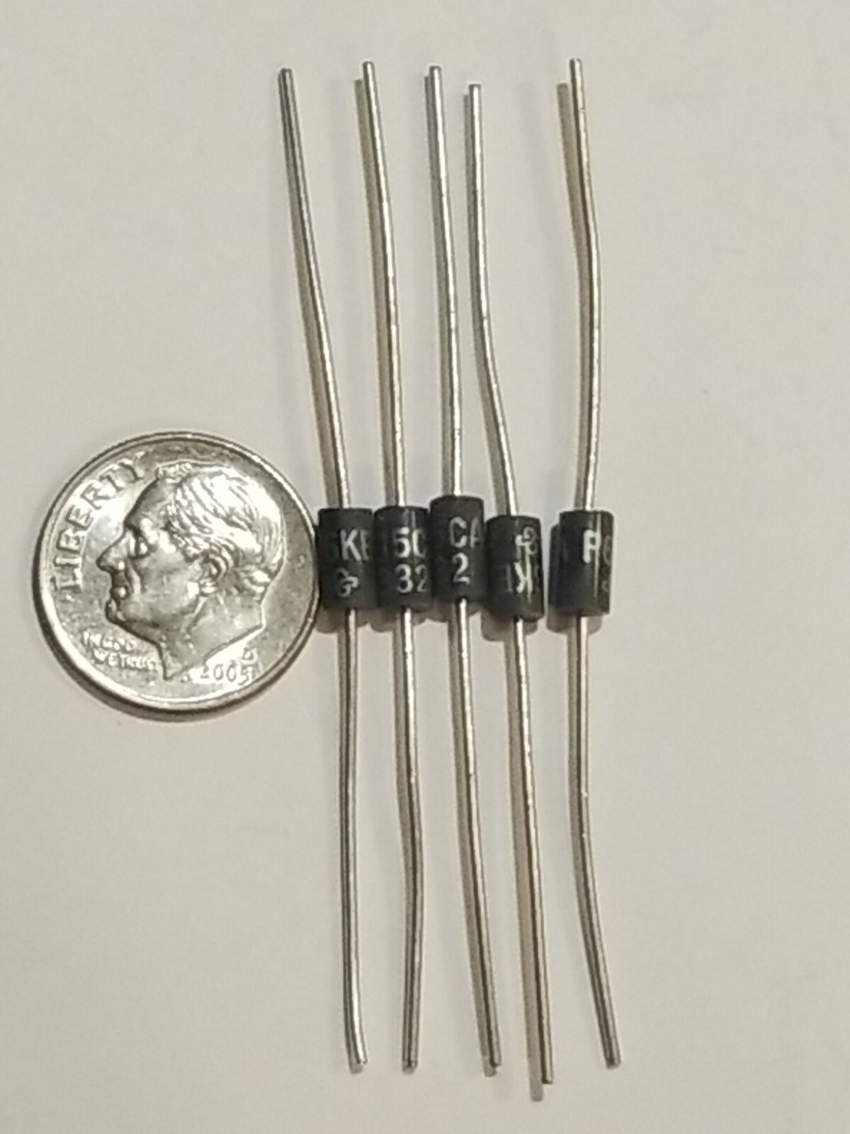 5 pcs P6KE15CA DIODE 600W BI-DIR ESD Suppressors / TVS Diodes USA Fast ...