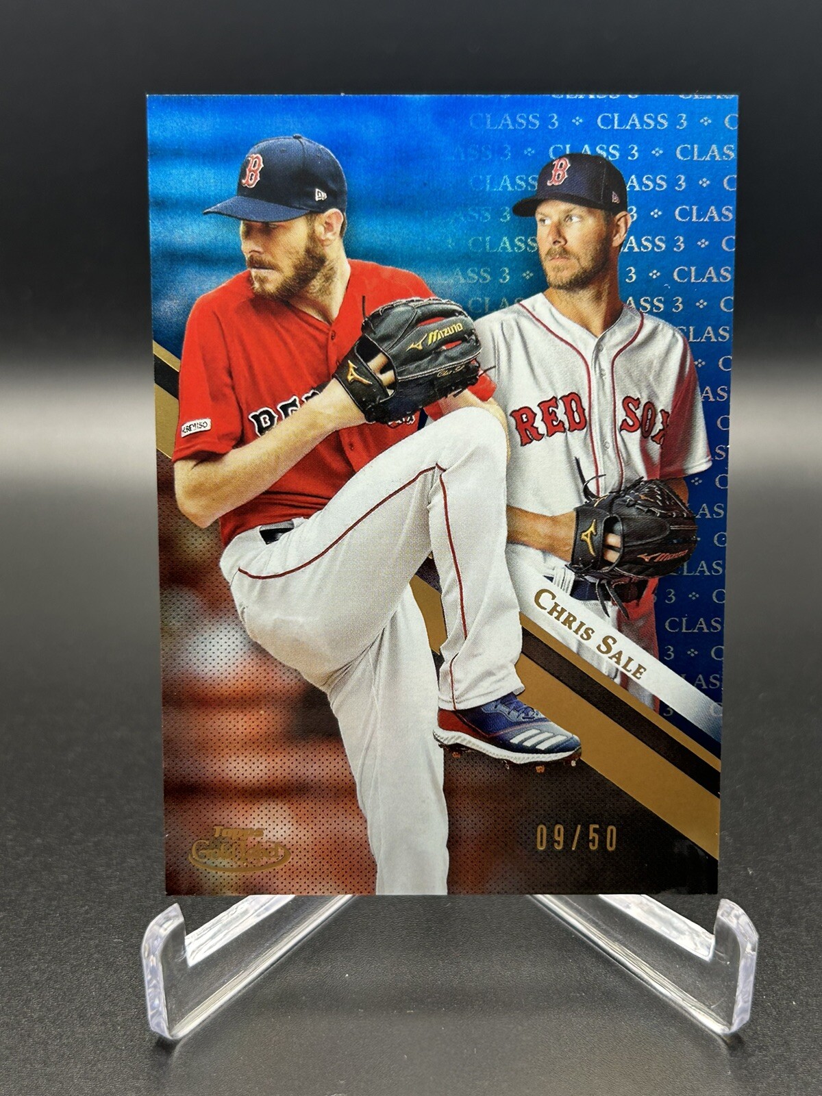 Chris Sale 2019 Topps Gold Label #9 Class 3 Blue /50 Price Guide ...