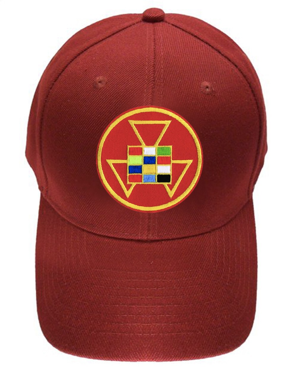 High Priest Masonic Baseball Cap - Red Hat High Priest Masonic Symbol ...