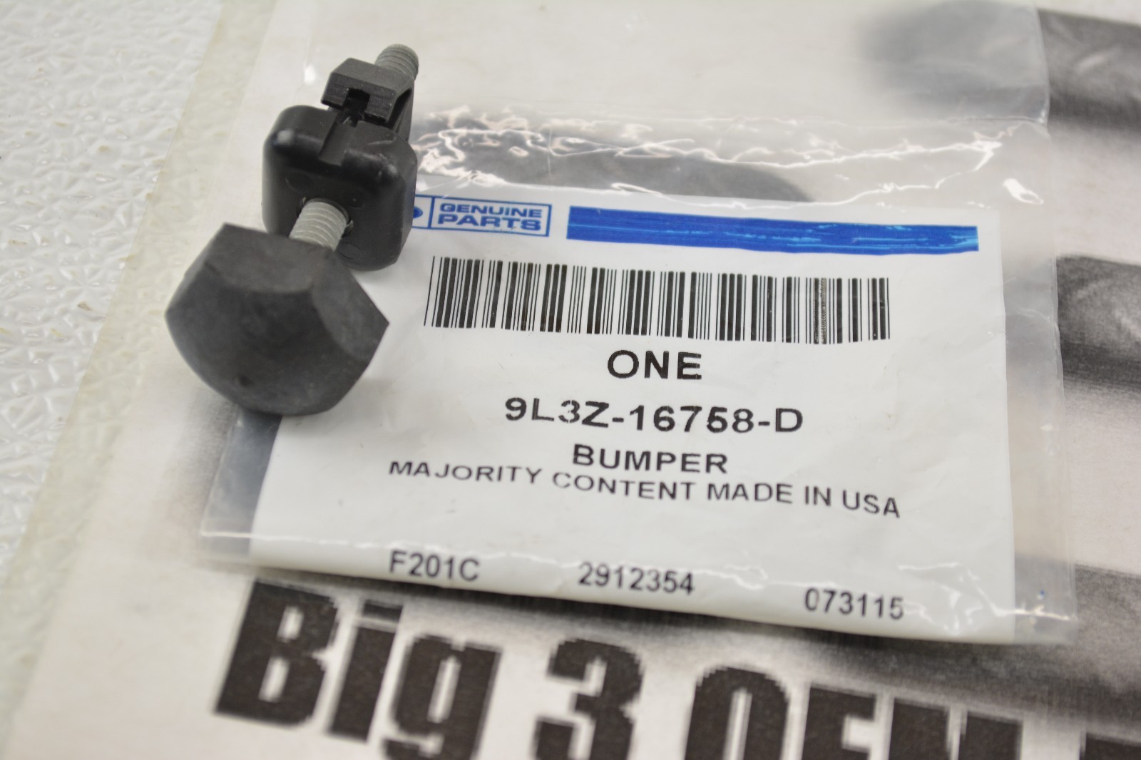 2009-2014 Ford F-150 Left Hand Driver Side Front Hood Bumper new OE ...