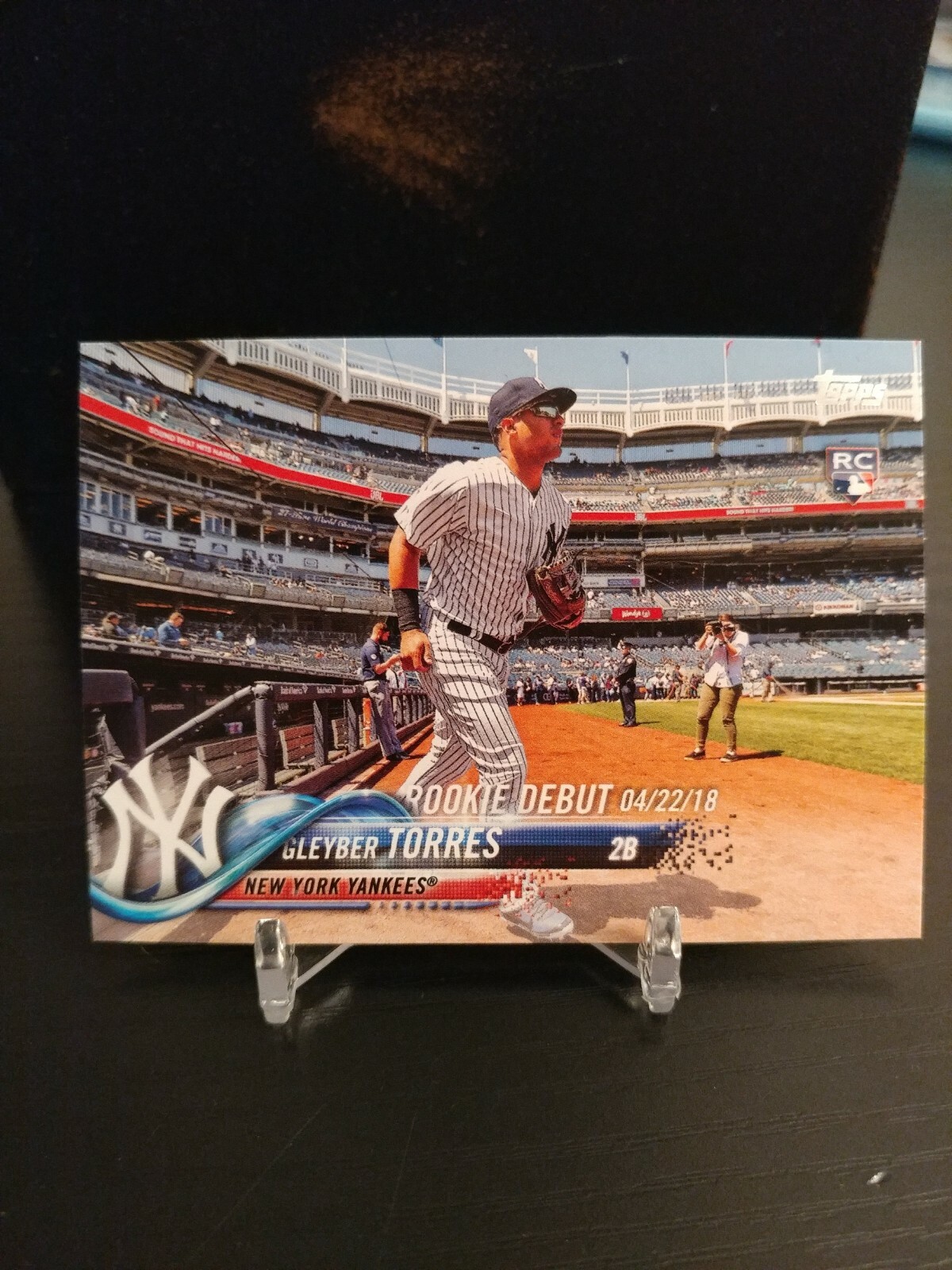 2018 Topps Update Gleyber Torres Rookie Card Rookie Debut Yankees US191 ...