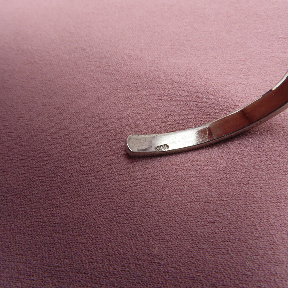 Vintage Bracelet Sterling Silver Bangle Scroll Wide Cuff Modernist ...