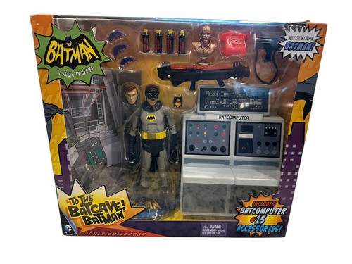 Batman Classic Figure Bruce Wayne Adam West Batcave Batcomputer 15 Acc ...