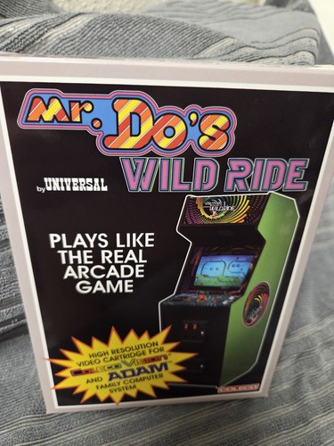 Mr. Do's Wild Ride For Colecovision New In Box With Manual &Cartridge ...
