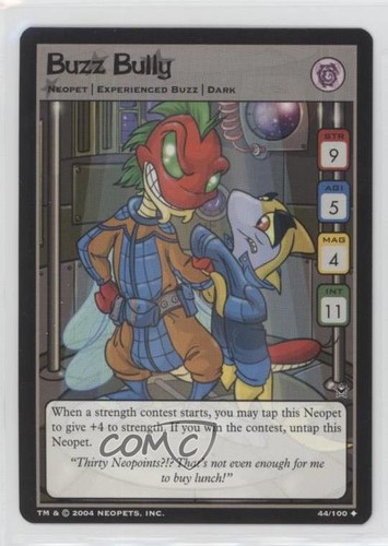 2004 Neopets - Trading Card Game: Return of Dr Sloth Buzz Bully #44 gl9 ...