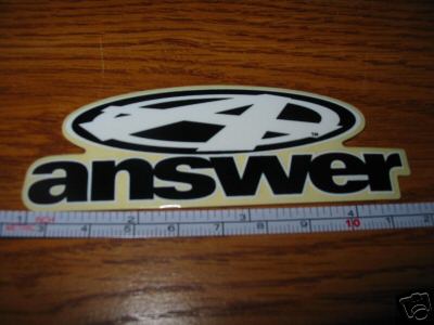 ANSWER MANITOU MTB Mountain Bicycle Bike Sticker Decal | eBay