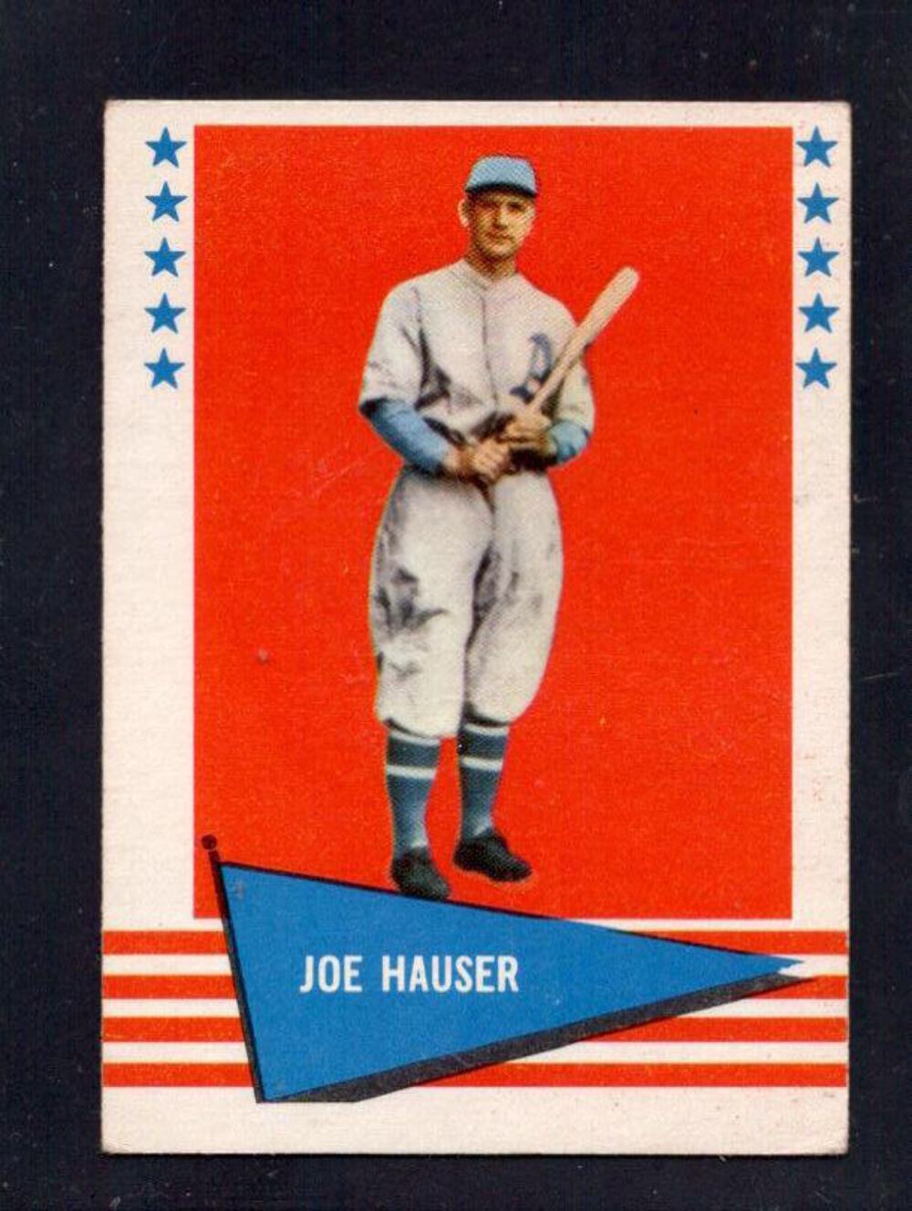 1961 Joe Hauser Fleer Baseball Greats #113 Athletics Baseball Card | eBay