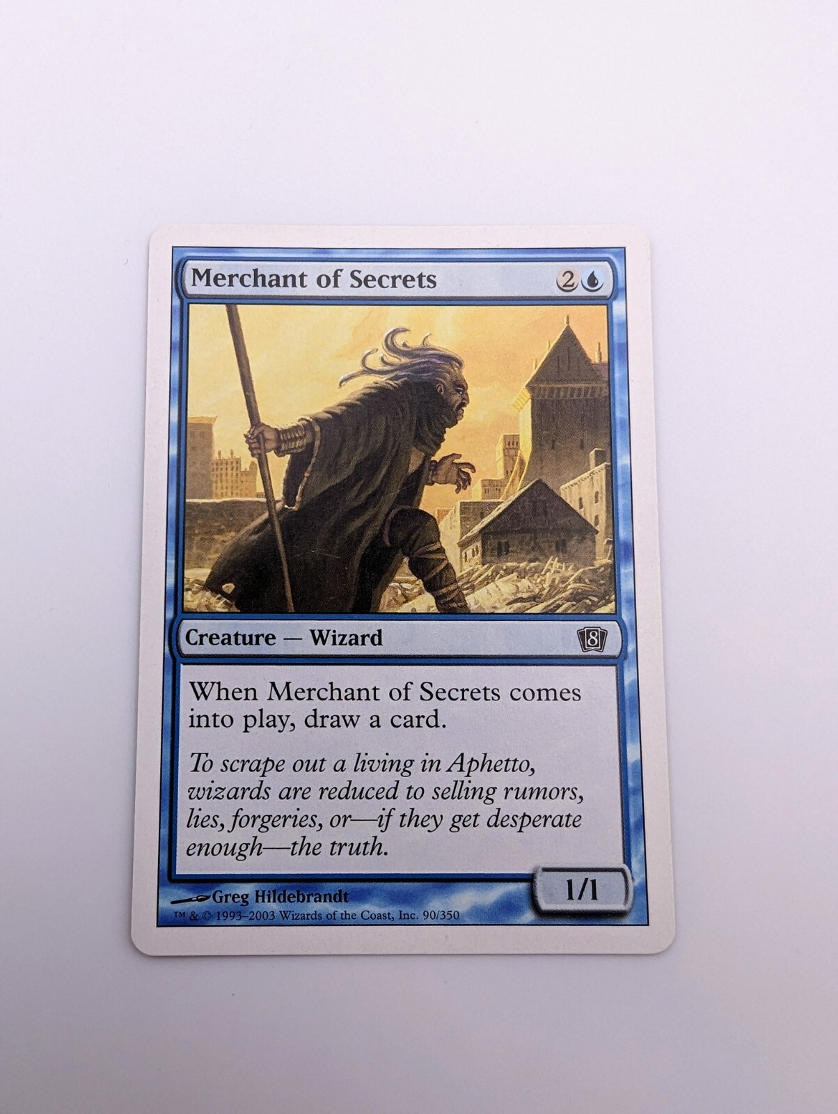 Magic the Gathering MTG Eighth (8th) Edition - MERCHANT OF SECRETS | eBay
