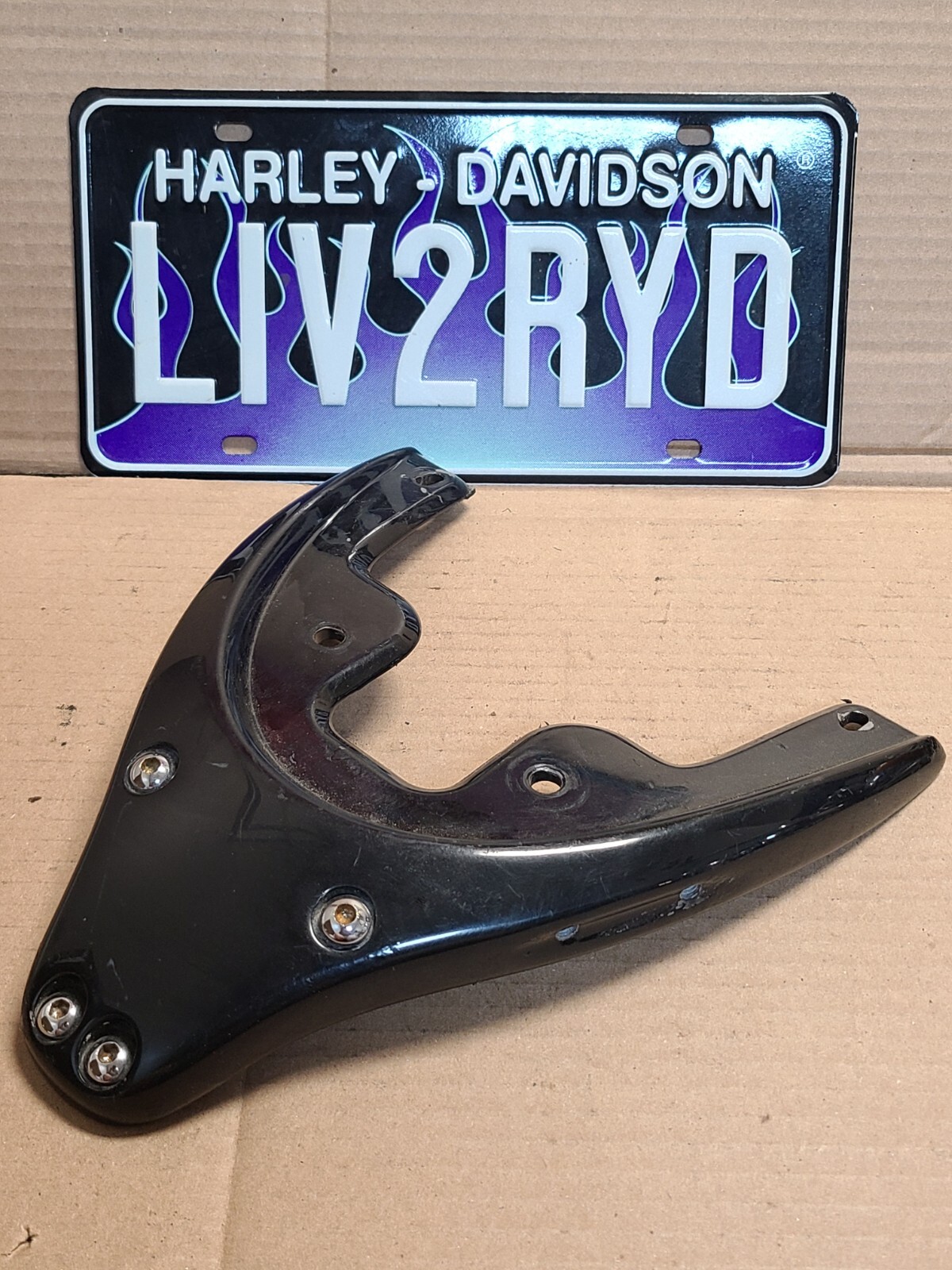 2003 Harley V Rod VRSCDX VRSCAW OEM Black Fender Base Plate | eBay