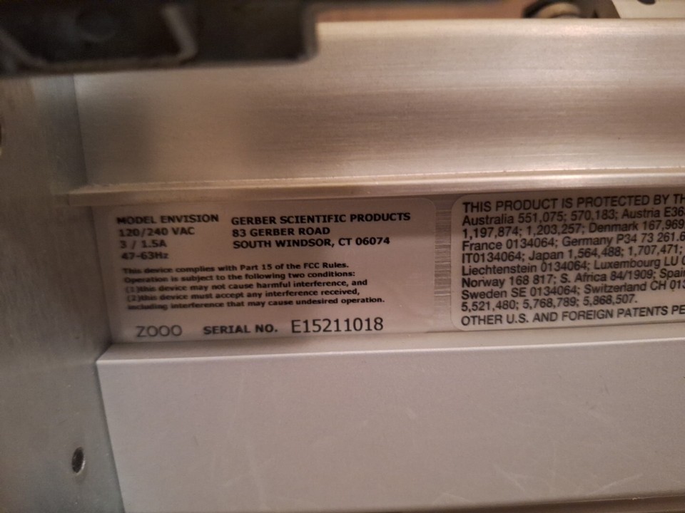 Gerber enVision 375 15" Plotter | eBay