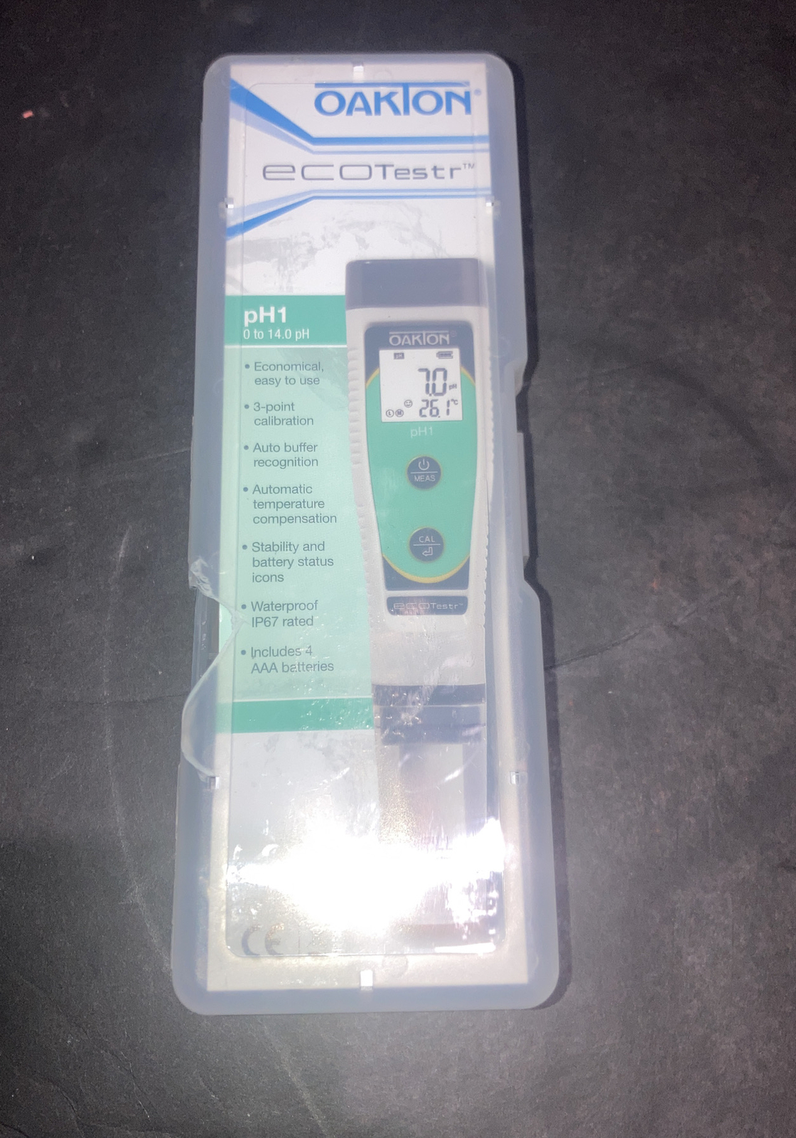 Oakton Instruments 35634-05 EcoTestr Ph1 Waterproof Pocket Tester for ...