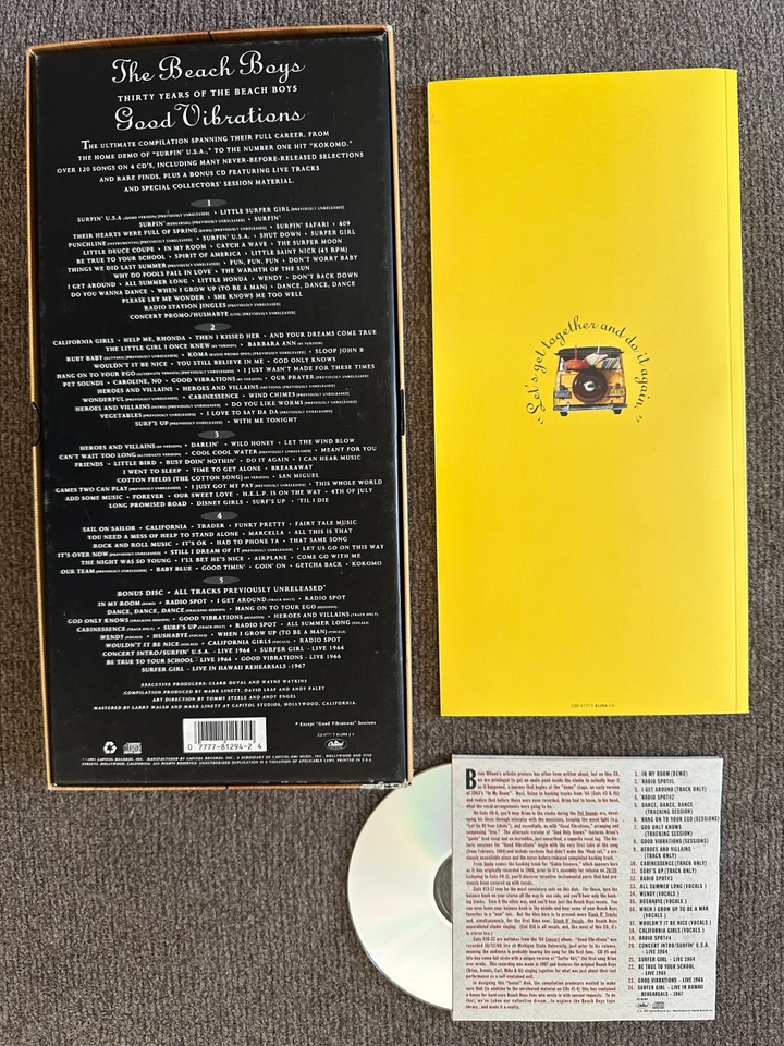 THE BEACH BOYS Good Vibrations 5-CD Box Set 1993 30 Years Complete ...