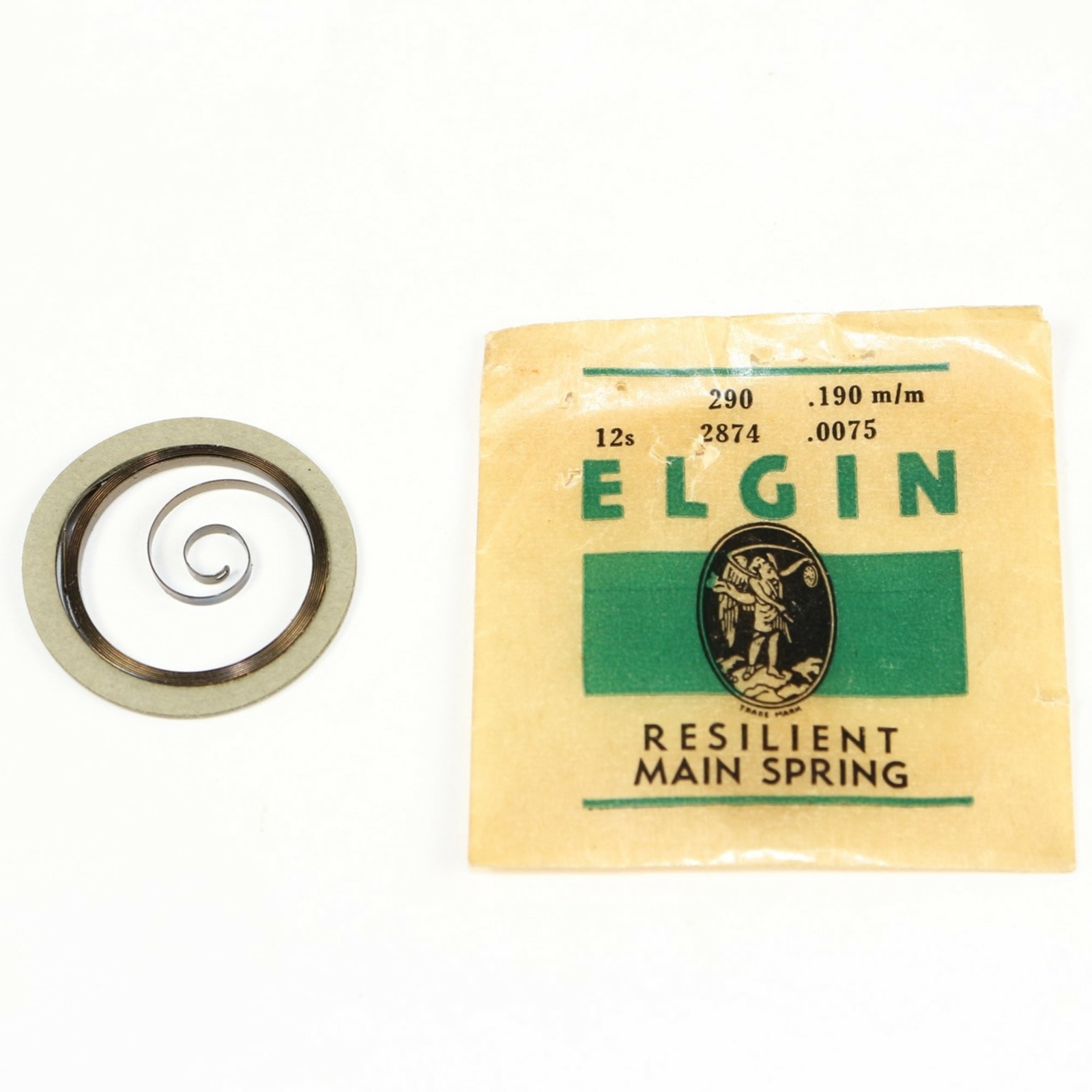 ELGIN 12 SIZE POCKET WATCH MAINSPRING! Part #2874 - BV435 | eBay