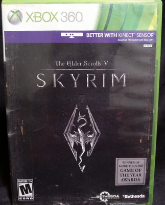 The Elder Scrolls V: Skyrim 5 (MICROSOFT Xbox 360) GAME DISC AND CASE ...