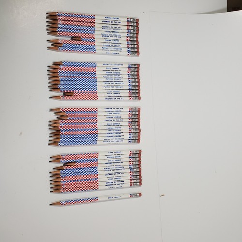 Lot of 41 Purina Checkerboard Pencils – Chicken of the Sea, Chex, Pet ...