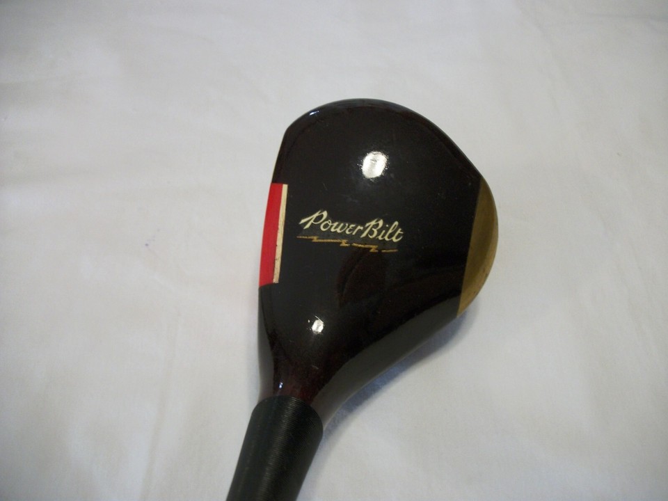 Vintage Power Bilt H & B Citation RH Persimmon Driver | eBay