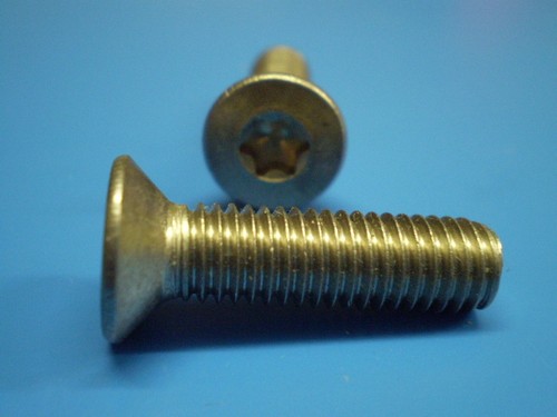 Senkkopf Schrauben DIN 965 TORX Edelstahl V2A mit Muttern/Scheiben M2x3 ...