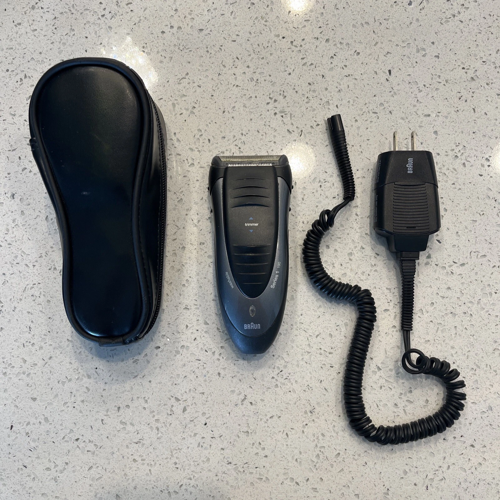 Braun Series 1 190 Cordless Rechargeable Men's Electric Shaver + Cord ...