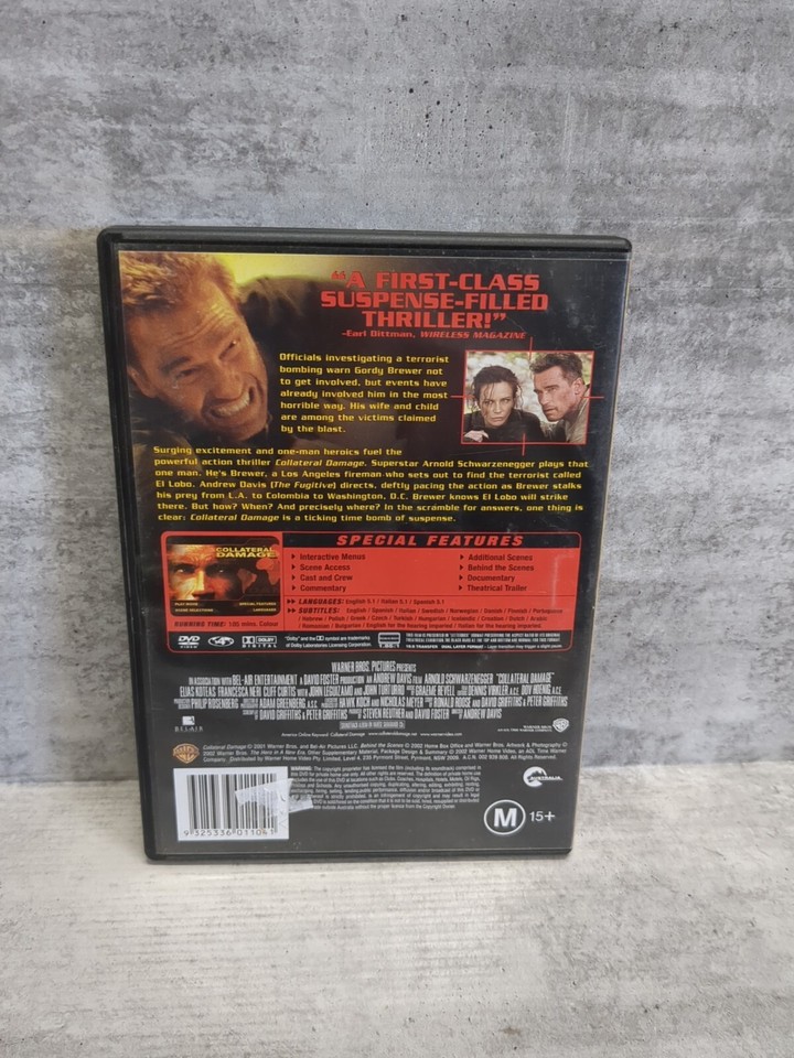 Collateral Damage (DVD, 2001) Region 4 9325336011041 | eBay