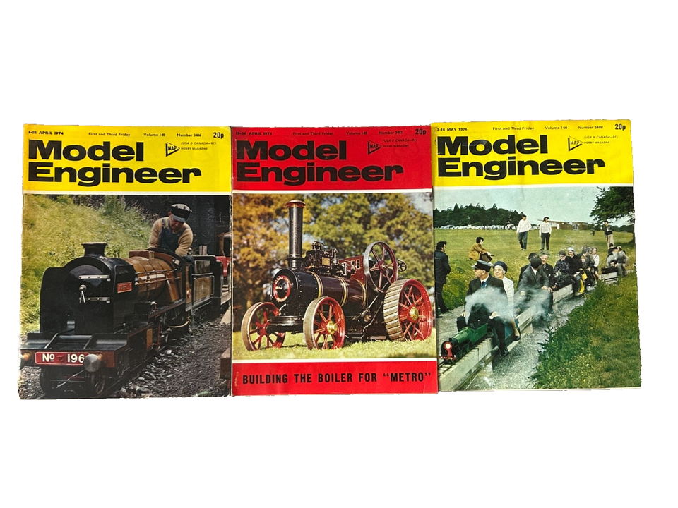 Train Magazines - x18 Issues 1974 - Model Engineer Magazine - Preowned | eBay UK