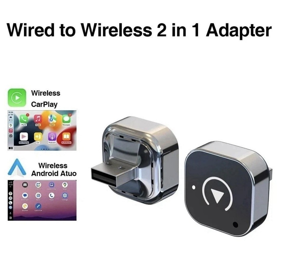 2026 Wireless CarPlay Adapter For iPhone Apple Wireless Carplay USB ...