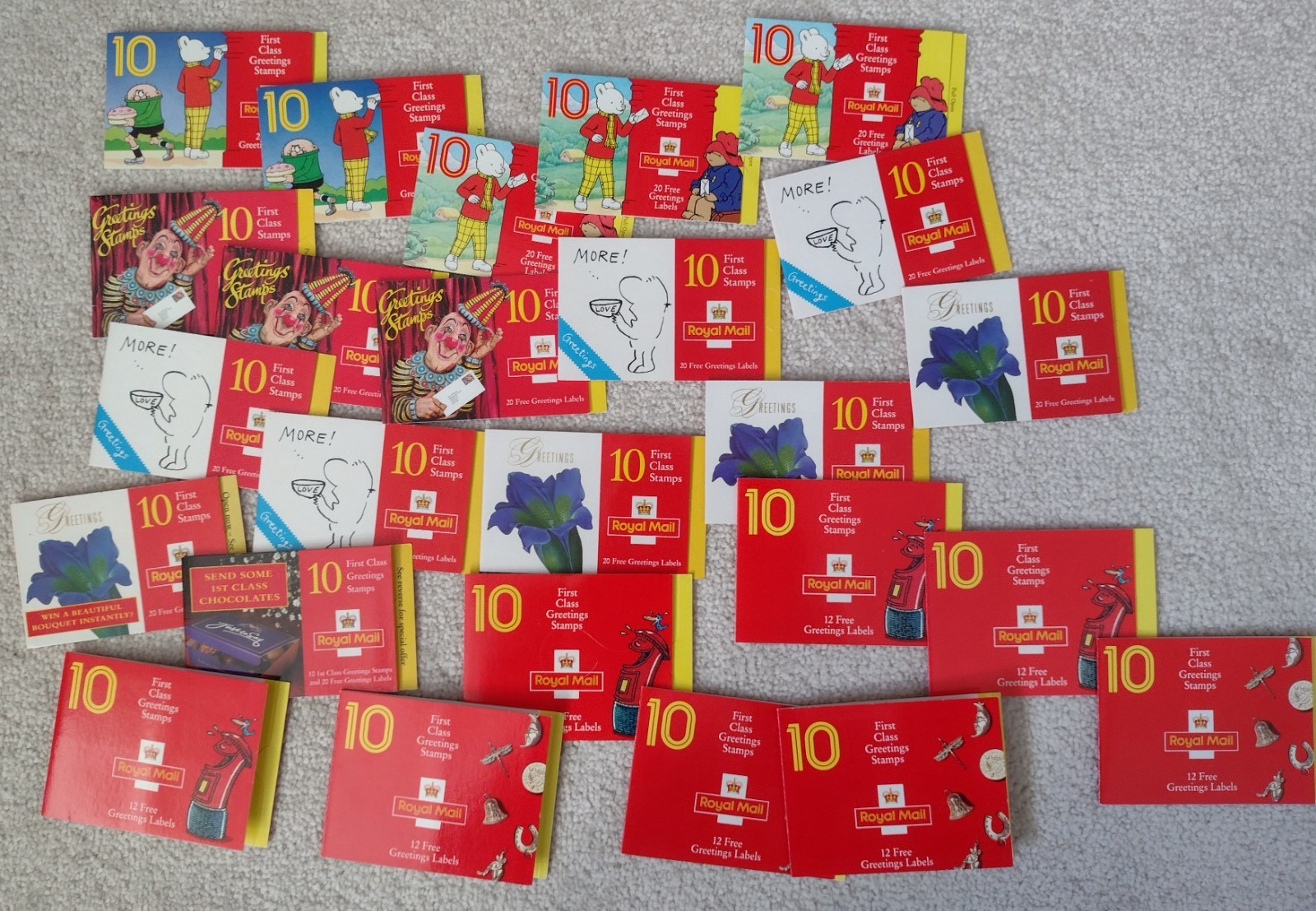 GB 300 First Class Greetings stamps for postage at less than 60% face ...