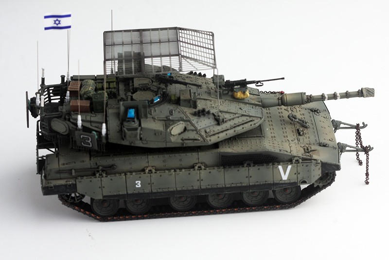 88MODLE 1/72 Israeli Merkava 4M Tank + Trophy Defense Painted Finished ...