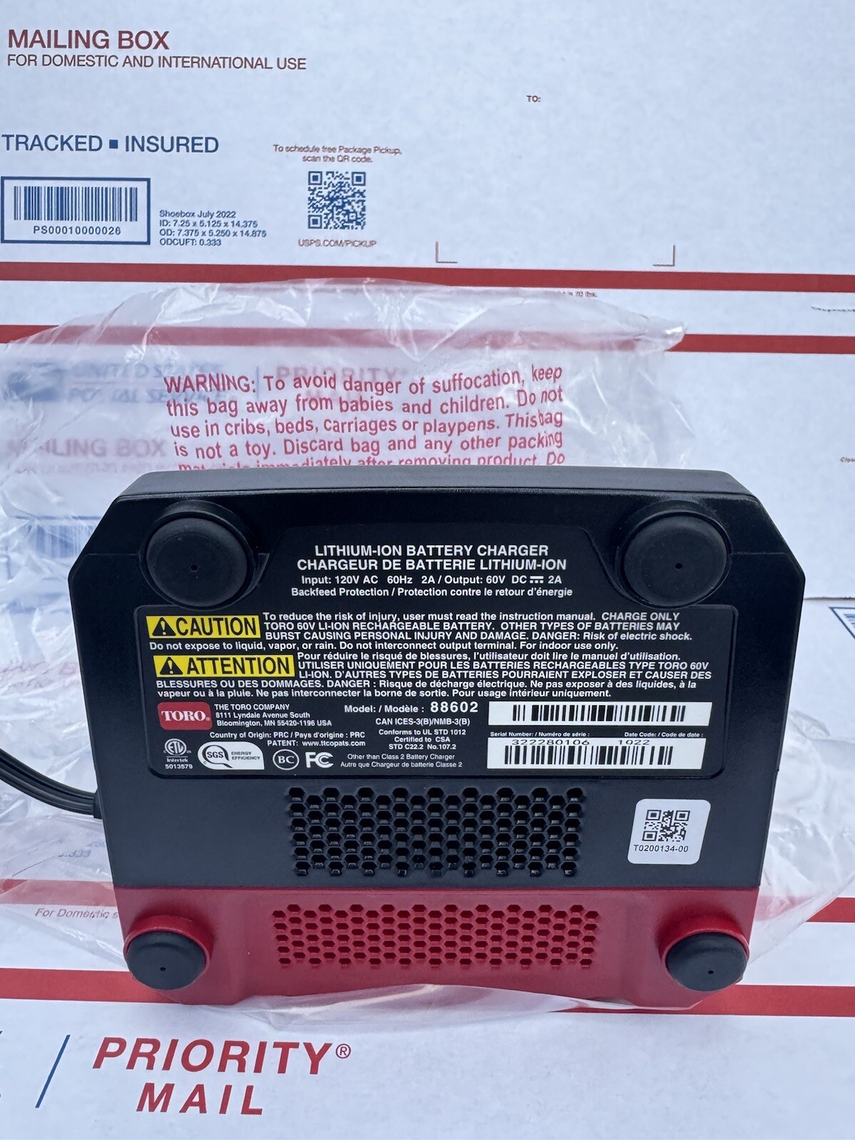 Toro MAX Flex-Force 60-Volt Lithium-Ion Quick Battery Charger for sale ...