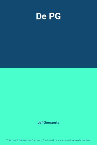 De PG, Jef Geeraerts | eBay