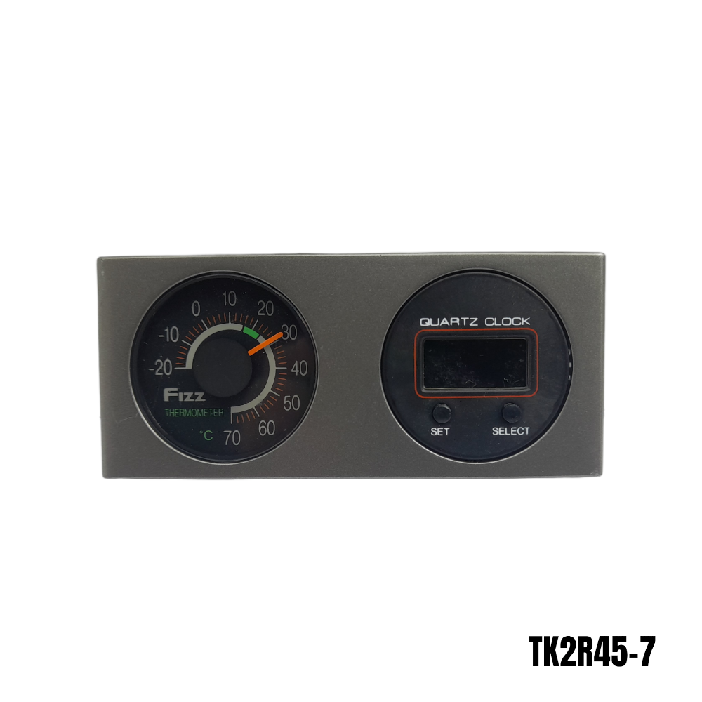 Fizz Clock Thermometer Car Accessories NOS Fits Universal Type Made In ...